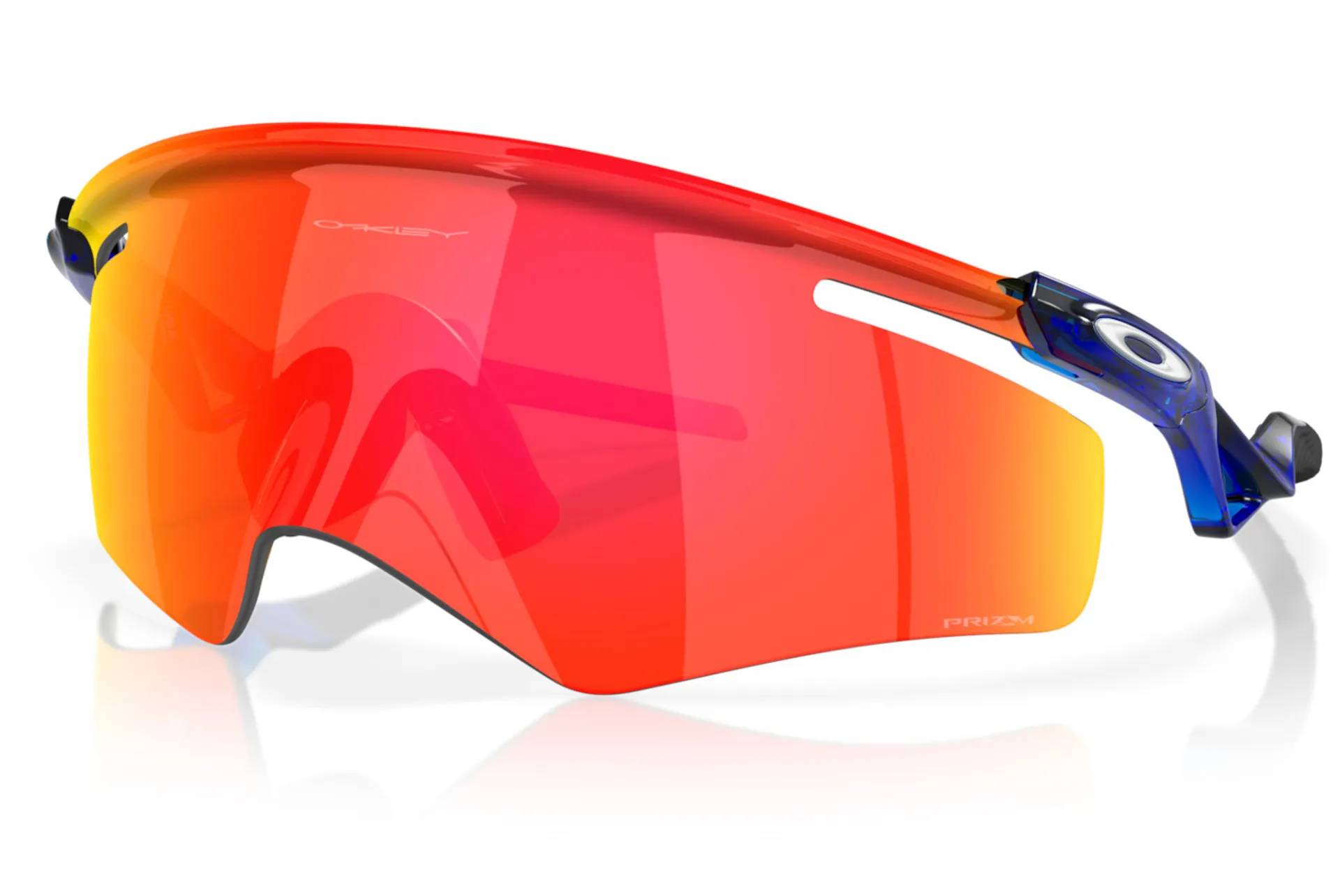 Oakley Qntm Kato Crystal Blue with Prizm Ruby Lens – Cyclezone Mooloolaba
